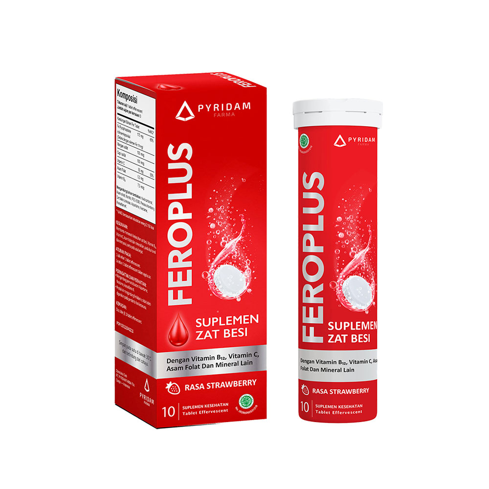Feroplus Effervescent Tablet - PT Pyridam Farma Tbk.