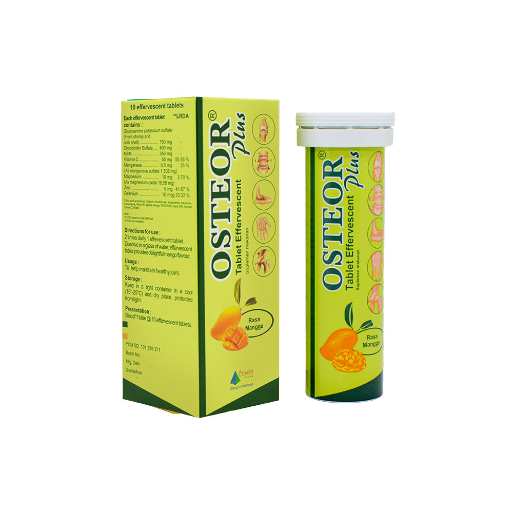 Osteor Effervescent Tablet - PT Pyridam Farma Tbk.