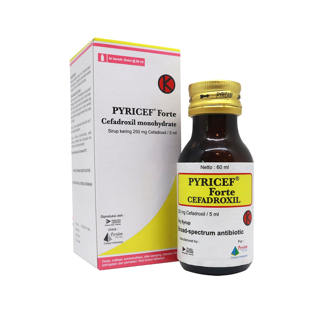 Pyricef Kapsul, Syrup & Forte - PT Pyridam Farma Tbk.