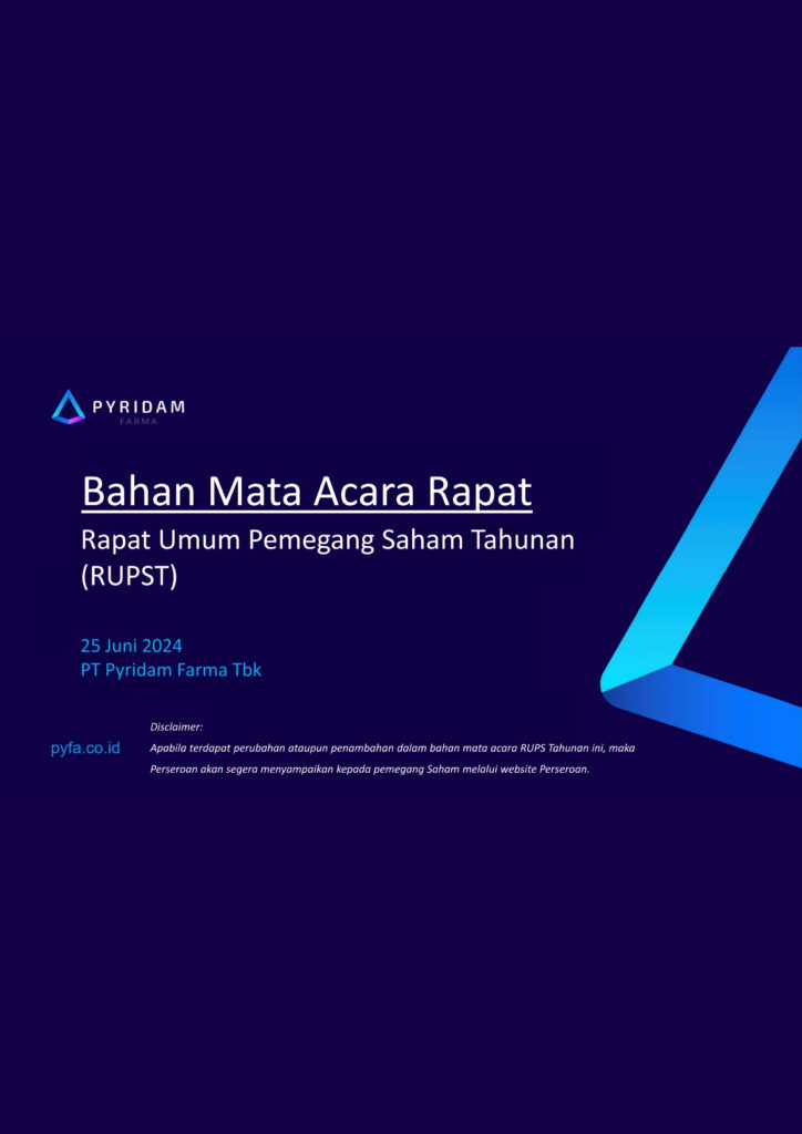 Informasi Terkait Rapat Umum Pemegang Saham - Pyfa Group