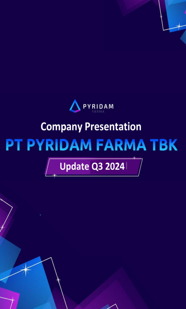Company Presentation - PT Pyridam Farma Tbk.